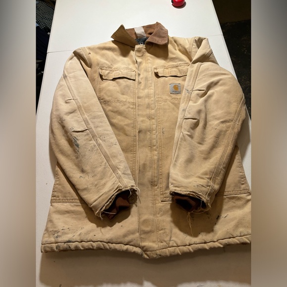 Carhartt | Jackets & Coats | Vtg Carhartt J2 Brn Duck Canvas Arctic ...